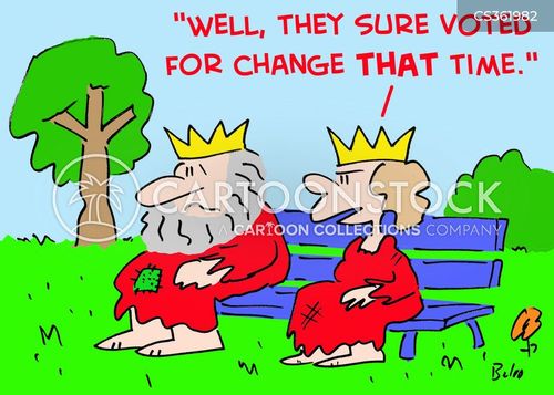 One Man One Vote Cartoons and Comics - funny pictures from CartoonStock