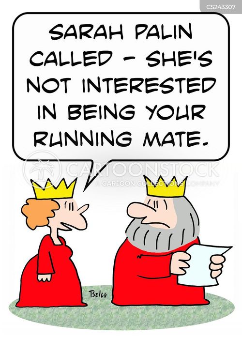 The Running Mate Cartoons and Comics - funny pictures from CartoonStock