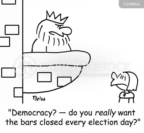 Polling Paces Cartoons and Comics - funny pictures from CartoonStock