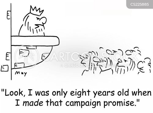 Promises Made Cartoons and Comics - funny pictures from CartoonStock