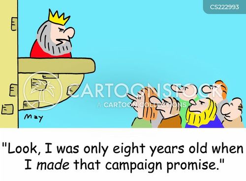 Promises Made Cartoons and Comics - funny pictures from CartoonStock