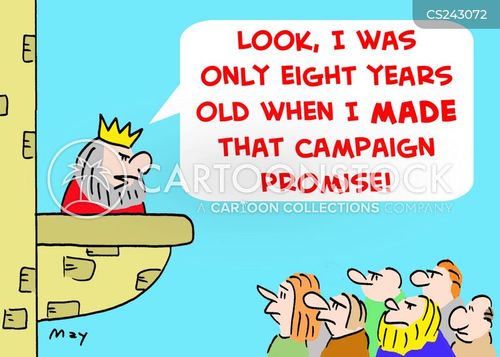 Promises Made Cartoons and Comics - funny pictures from CartoonStock