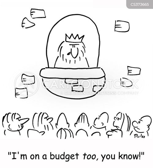 Budgeting Woes Cartoons and Comics - funny pictures from CartoonStock