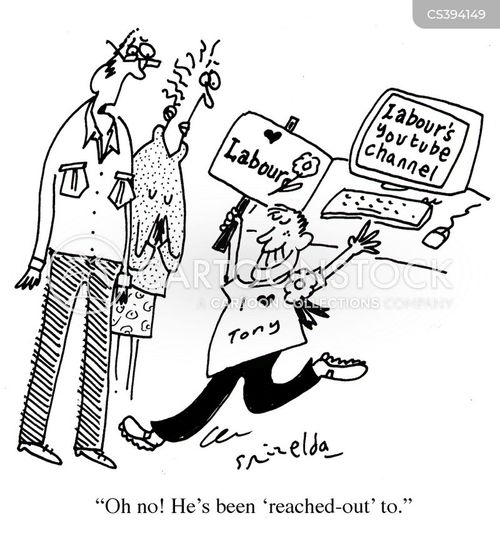 Reach Out Cartoons and Comics - funny pictures from CartoonStock