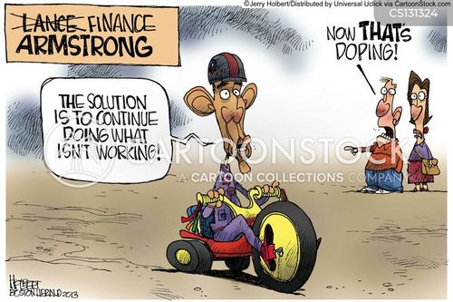 Lance Armstrong Cartoons and Comics - funny pictures from CartoonStock