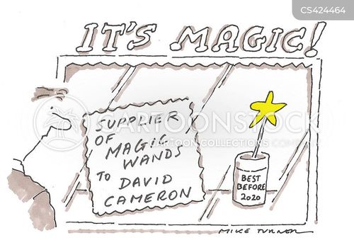 Magic Wand Cartoons and Comics - funny pictures from CartoonStock