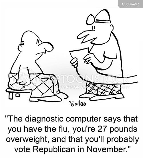 Diagnostic Computer Cartoons and Comics - funny pictures from CartoonStock