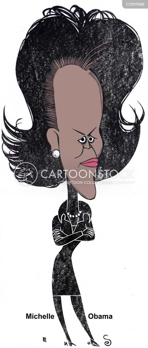 Michelle Obama Cartoons and Comics - funny pictures from CartoonStock