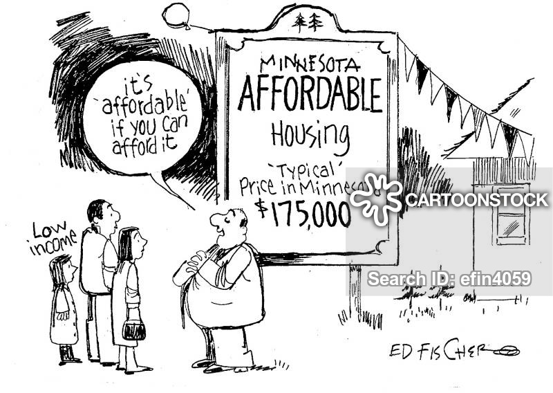Affordable Housing Cartoons and Comics - funny pictures from CartoonStock