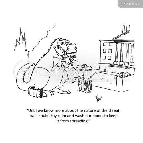 Threat Cartoon