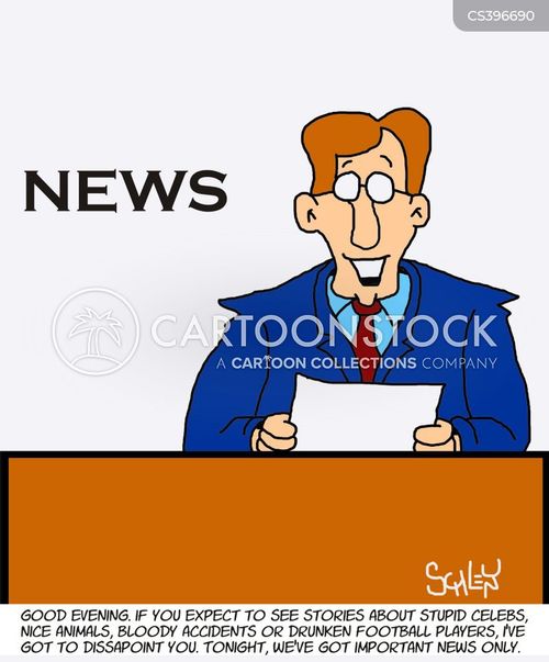 Reading News Cartoons and Comics - funny pictures from CartoonStock