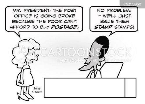 Us Post Service Cartoons and Comics - funny pictures from CartoonStock