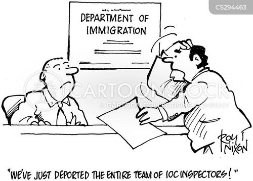 Deportation Cartoons and Comics - funny pictures from CartoonStock