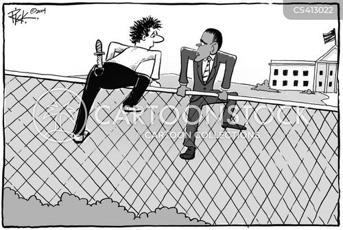 Security Threat Cartoons and Comics - funny pictures from CartoonStock