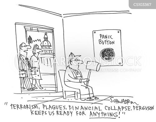 Panic Button Cartoons and Comics - funny pictures from CartoonStock