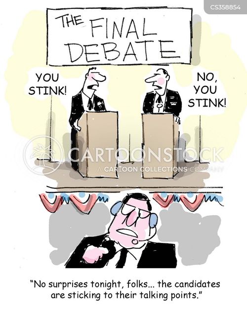 Talking Points Cartoons and Comics - funny pictures from CartoonStock