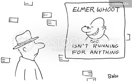 Campaign Poster Cartoons and Comics - funny pictures from CartoonStock