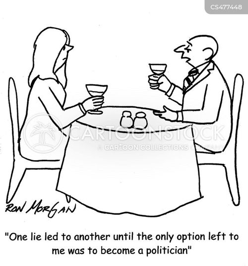 Untruthfulness Cartoons and Comics - funny pictures from CartoonStock