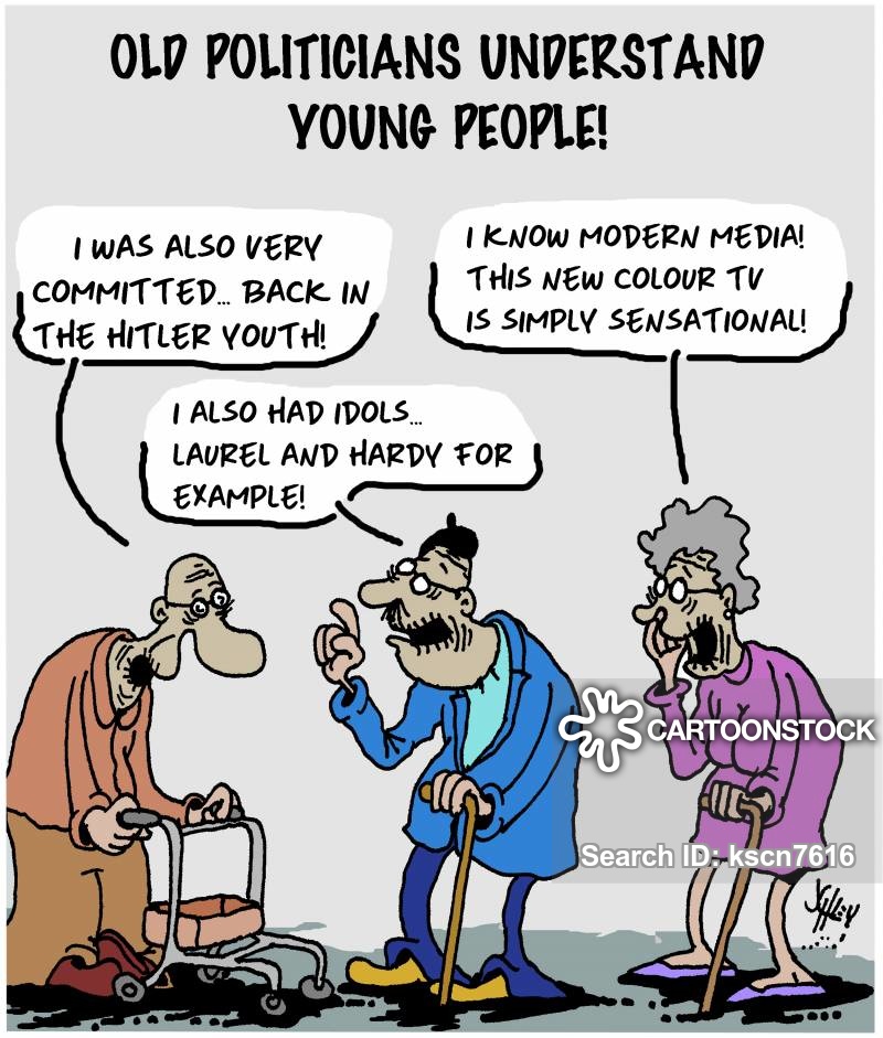 Generational Divide Cartoons and Comics - funny pictures from CartoonStock