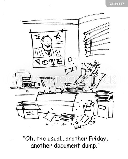 Document Dump Cartoons and Comics - funny pictures from CartoonStock