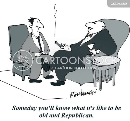 Old Republicans Cartoons and Comics - funny pictures from CartoonStock