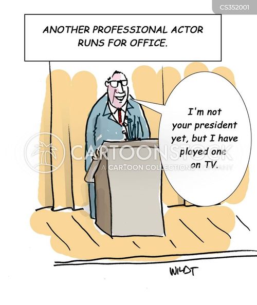 President Film Cartoons and Comics - funny pictures from CartoonStock