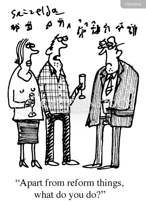 Reform Cartoons and Comics - funny pictures from CartoonStock