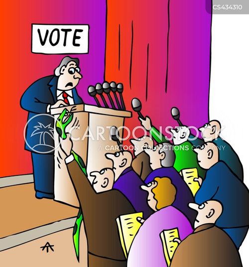 Political Canvass Cartoons and Comics - funny pictures from CartoonStock
