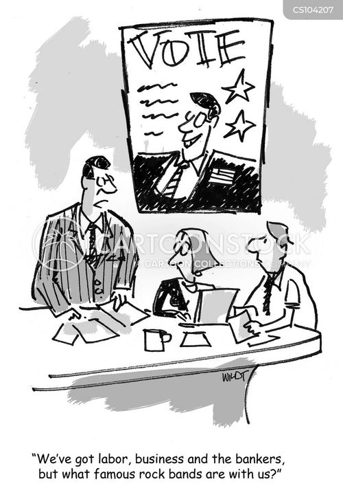 Endorsing Cartoons and Comics - funny pictures from CartoonStock