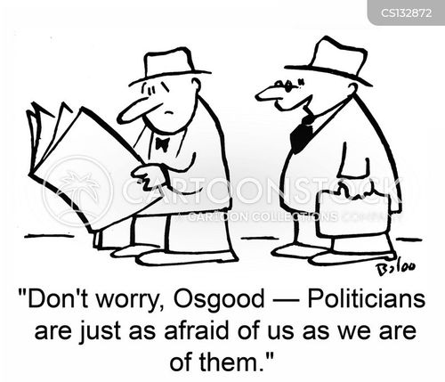 Afraid Cartoons and Comics - funny pictures from CartoonStock