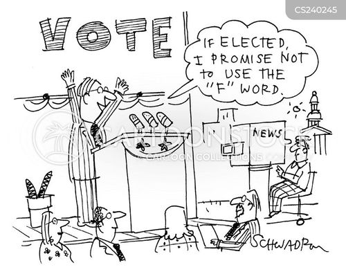Election Tactics Cartoons and Comics - funny pictures from CartoonStock