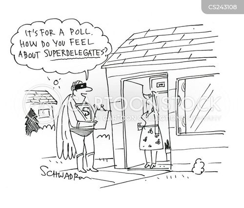 Super Delegates Cartoons and Comics - funny pictures from CartoonStock