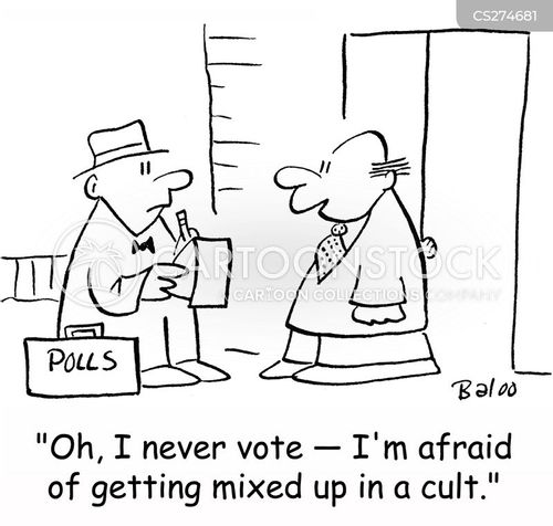 Cult Members Cartoons and Comics - funny pictures from CartoonStock