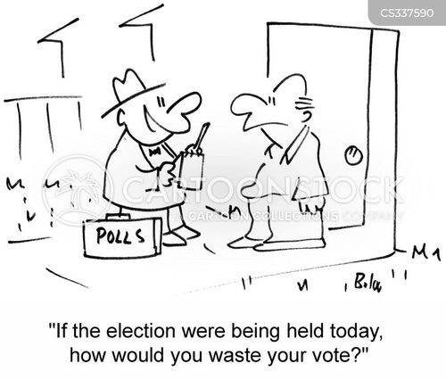 Voting Polls Cartoons and Comics - funny pictures from CartoonStock