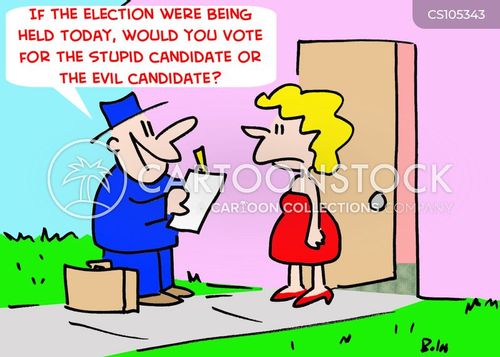 No Candidate Cartoons and Comics - funny pictures from CartoonStock
