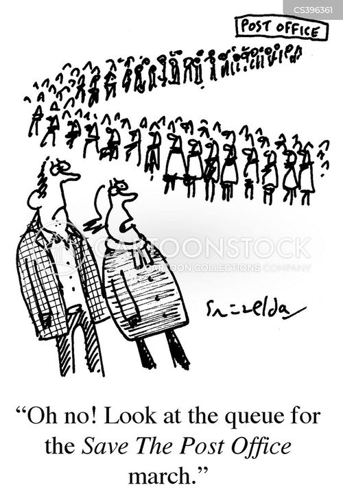 Queue Up Cartoons and Comics - funny pictures from CartoonStock