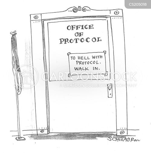 Protocol Cartoons and Comics - funny pictures from CartoonStock