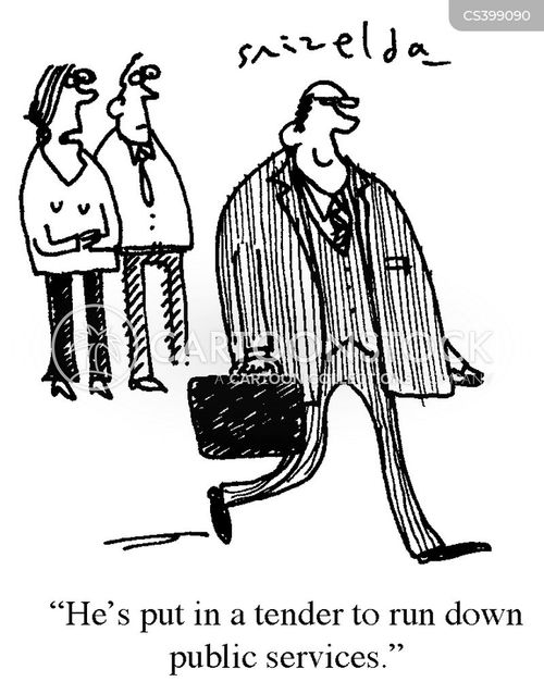 Tender Cartoons and Comics - funny pictures from CartoonStock