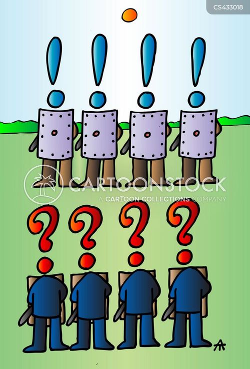 Punctuation Marks Cartoons and Comics - funny pictures from CartoonStock