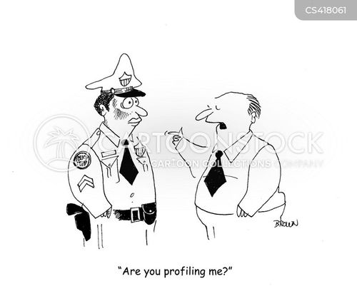 Racial Profiling Cartoons and Comics - funny pictures from CartoonStock