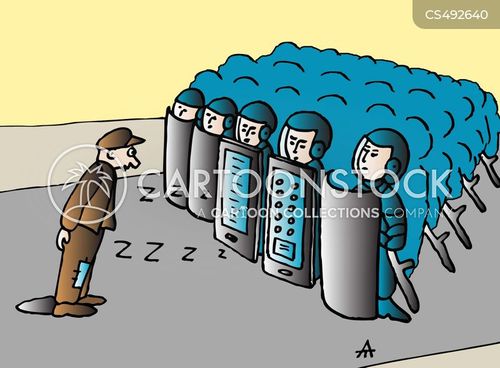 Riot Gear Cartoons and Comics - funny pictures from CartoonStock