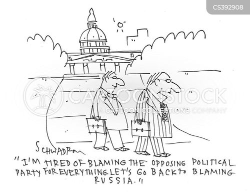 Opposing Cartoons and Comics - funny pictures from CartoonStock