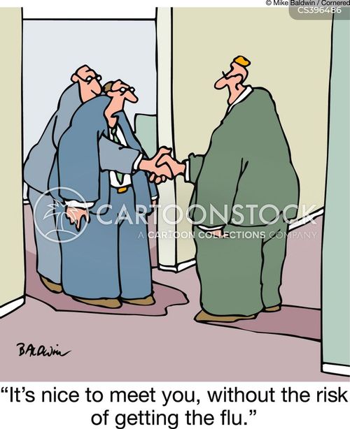Shaking Hands Cartoons and Comics - funny pictures from CartoonStock