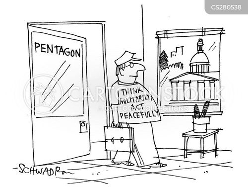 The Pentagon Cartoons and Comics - funny pictures from CartoonStock