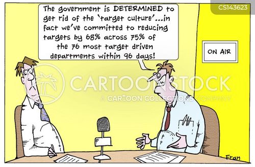 Target Reductions Cartoons and Comics - funny pictures from CartoonStock