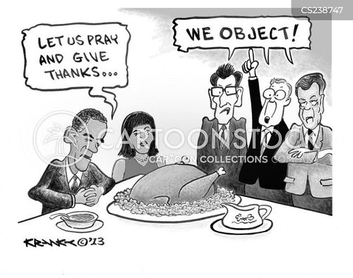 Give Thanks Cartoons and Comics - funny pictures from CartoonStock