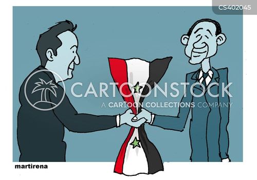 The Meeting Focused On The Issue Of Syria Cartoons and Comics - funny ...