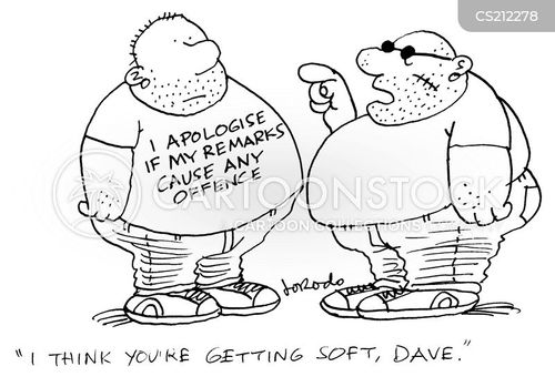 Going Soft Cartoons and Comics - funny pictures from CartoonStock