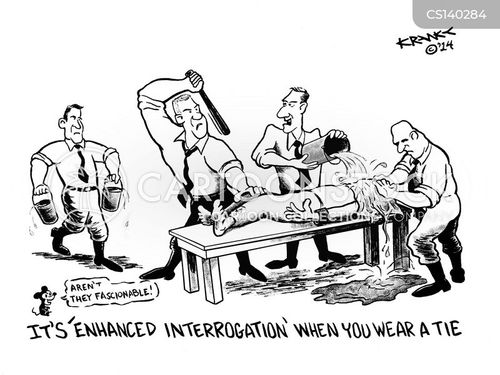 Enhanced Interrogation Cartoons and Comics - funny pictures from CartoonStock