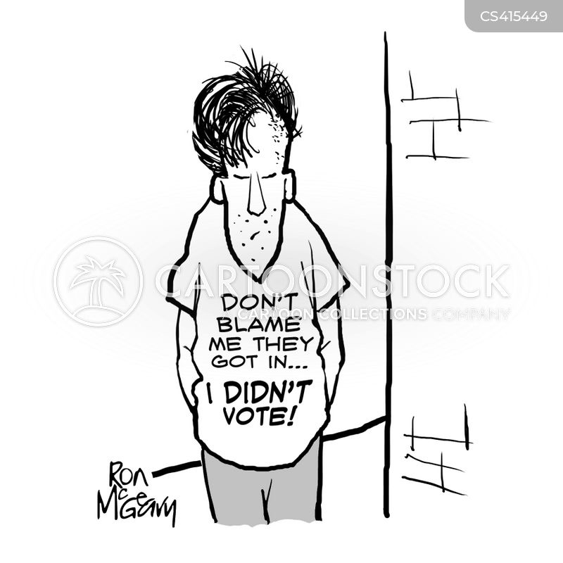 Voter Apathy Cartoons and Comics - funny pictures from CartoonStock